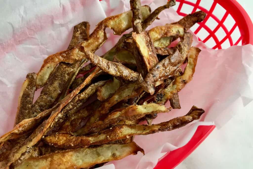 Baked Potato Skin Crisps - Picnic Life Foodie