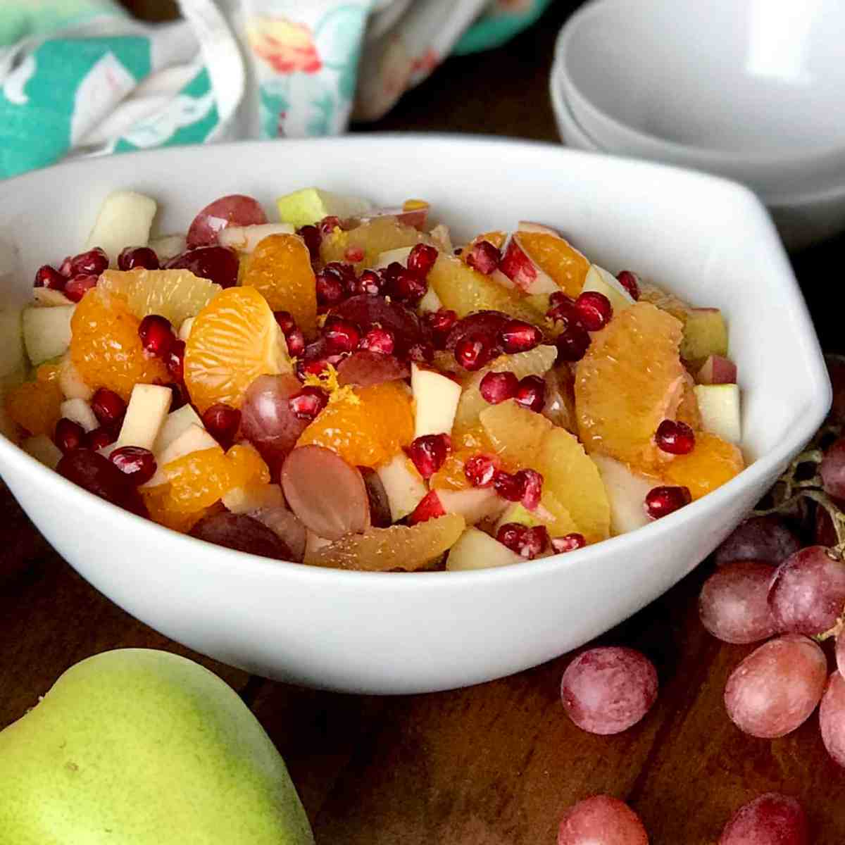 Pomegranate Fruit Salad Recipe - Picnic Life Foodie