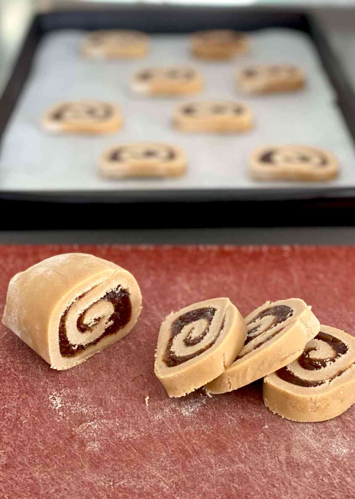 Date Pinwheel Cookies - Picnic Life Foodie