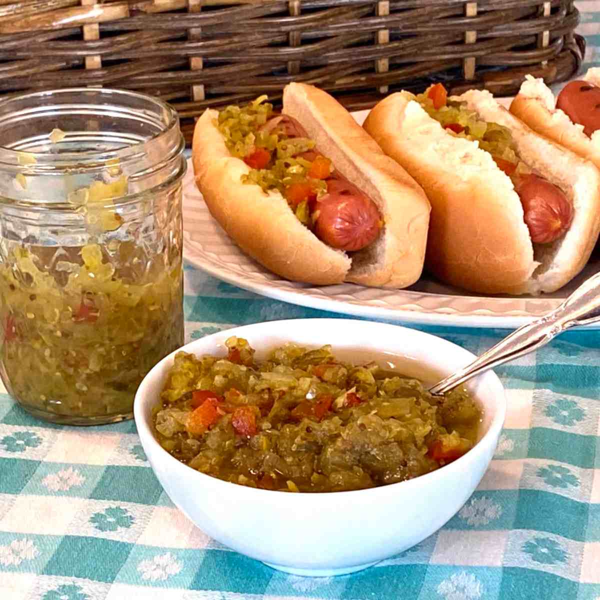 Spicy Pickle Relish - Picnic Life Foodie