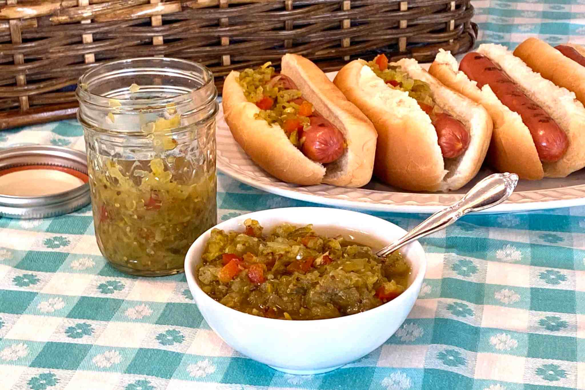 Spicy Pickle Relish - Picnic Life Foodie